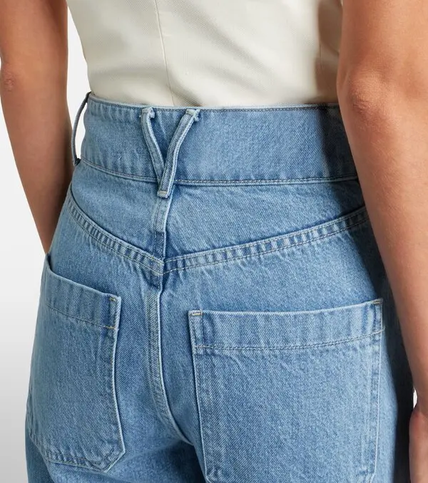 Veronica Beard Taylor High-rise Wide-leg Jeans