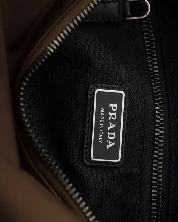 Prada Explore Re-nylon And Leather Bag
