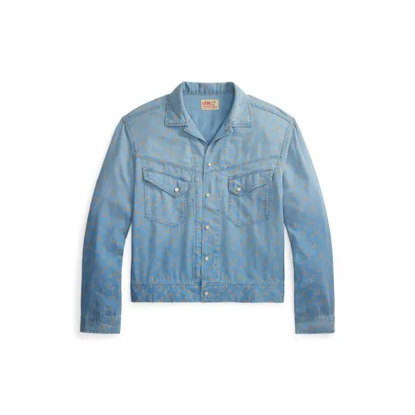 Ralph Lauren Horseshoe-print Denim Shirt Jacket