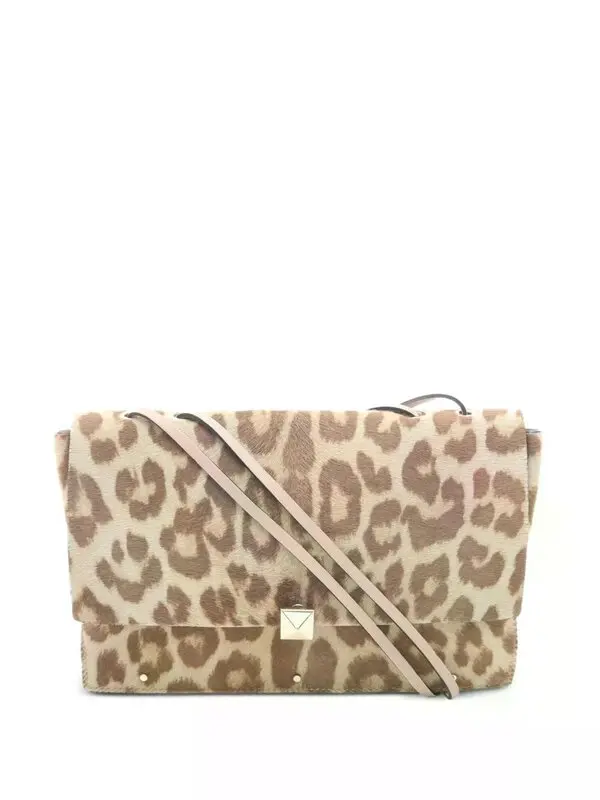 Valentino Garavani 2000s Leopard-print Shoulder Bag