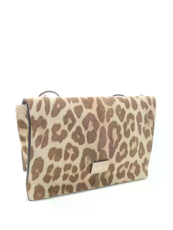 Valentino Garavani 2000s Leopard-print Shoulder Bag
