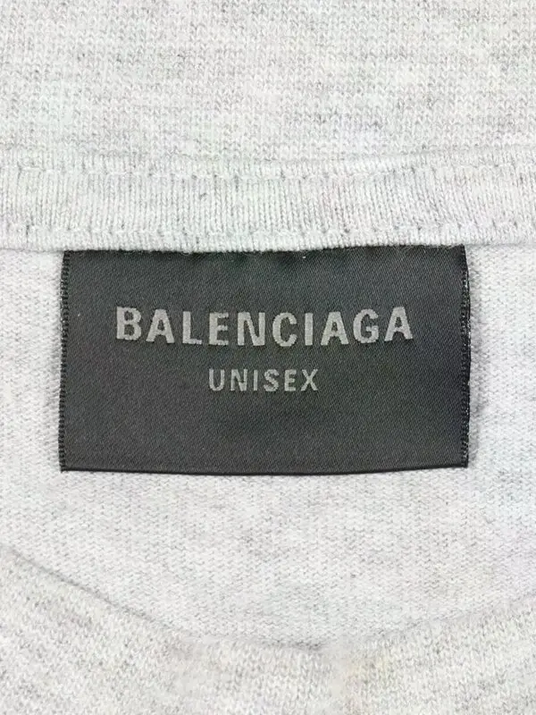 Balenciaga 2000s Logo Embroidered T-shirt