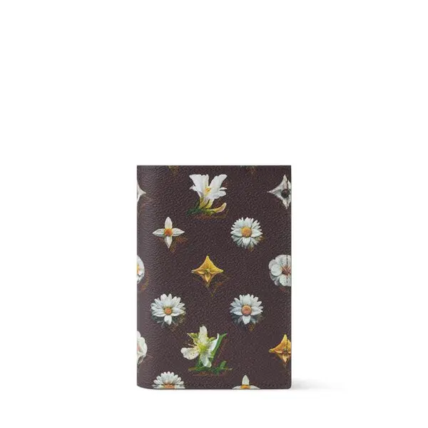 LOUIS VUITTON Monogram Heritage Passport Cover - Brown