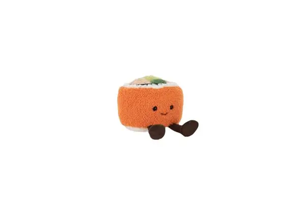 JELLYCAT Amuseables Codhi Californian Roll Bag Charm - Multicolor