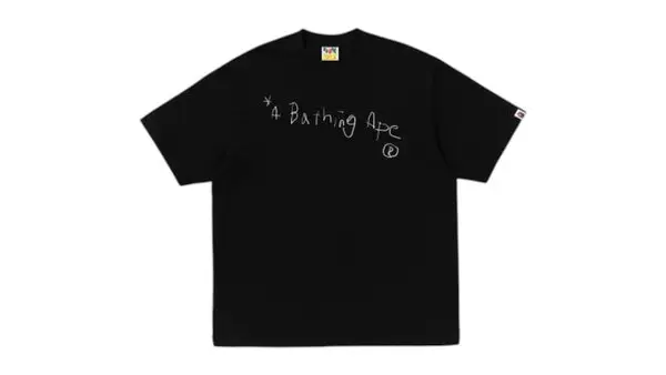 A BATHING APE Hand Draw Relaxed Fit T-shirt