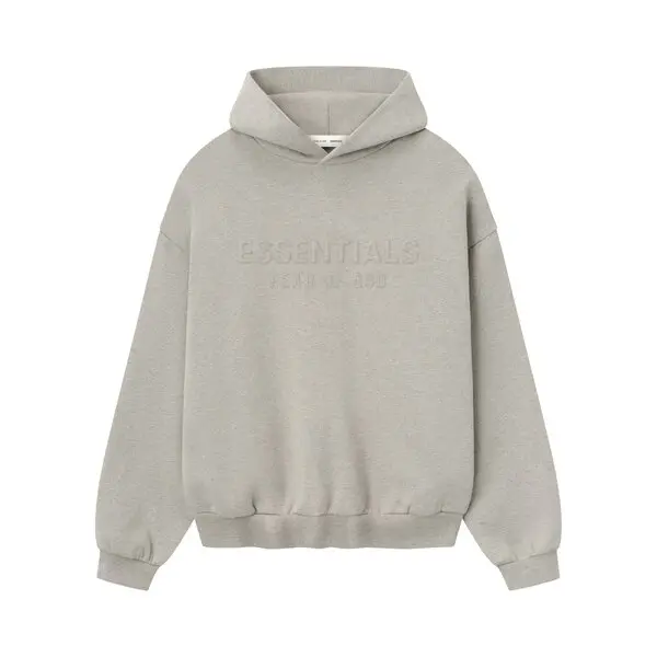 Fear Of God Embossed Fleece Hoodie - Grey