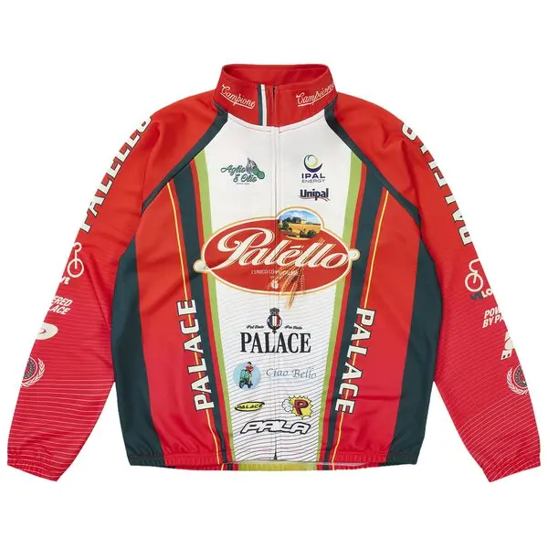 PALACE Palello Cycling Zip Jacket - Red