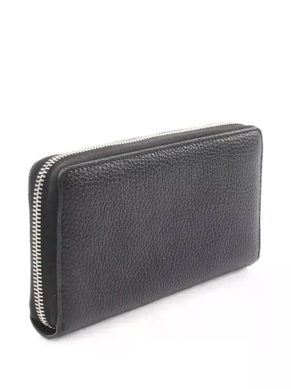 Gucci 2010s Gg Metal Leather Long Wallet