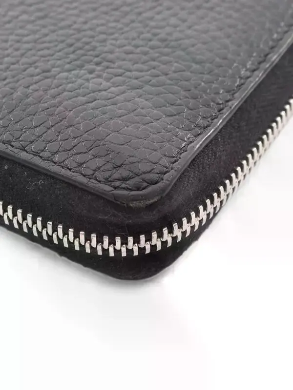 Gucci 2010s Gg Metal Leather Long Wallet