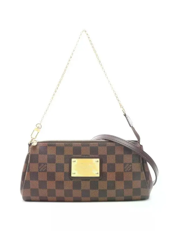 LOUIS VUITTON Eva Damier Ebene Handbag