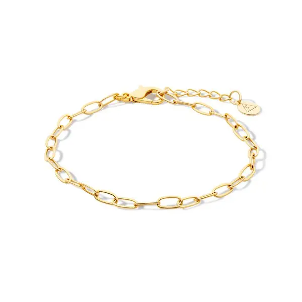 FORMATION CO. JEWELLERY Laura Mini Oval Link Bracelet - Gold