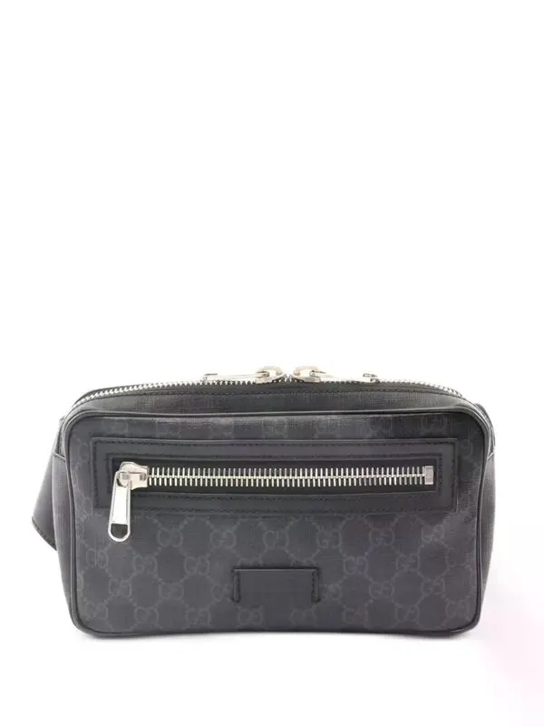 Gucci Gg Supreme Web-stripe Belt Bag