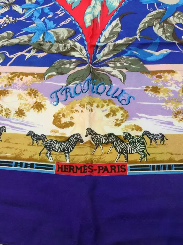 Hermès 2010s Tropiques Scarf