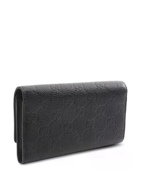 Gucci 2010s Gg Emblem Continental Wallet