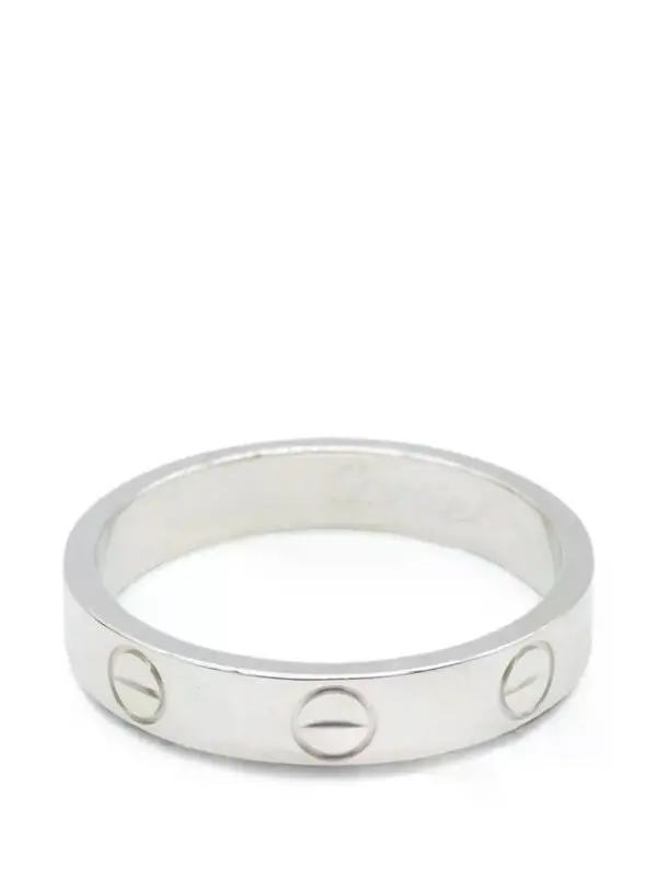 Cartier 18k White Gold Love Collection Ring