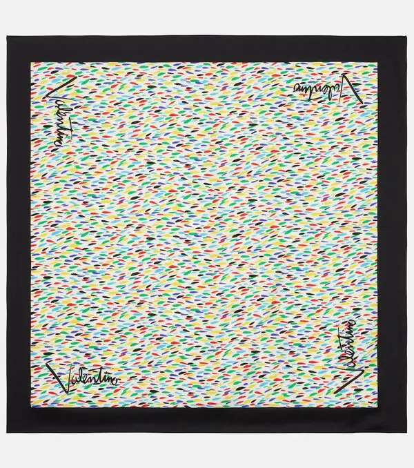 Valentino Garavani Printed Silk Twill Scarf - Multicoloured