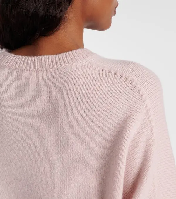 Khaite Margaux Oversized Cashmere Sweater - Pink