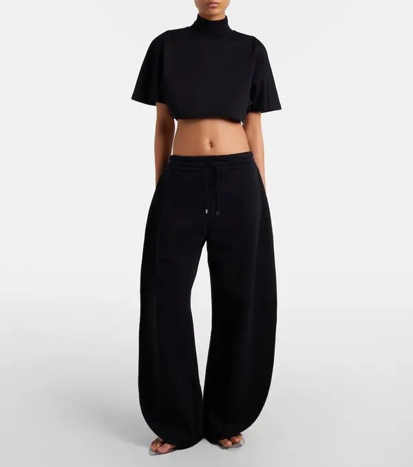 Alaïa Cotton Fleece Sweatpants