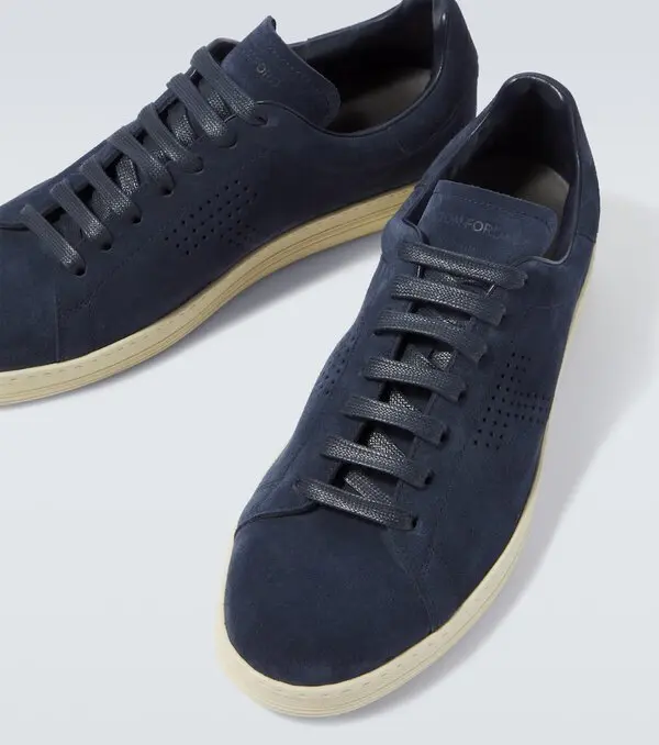 TOM FORD Warwick Suede Sneakers - Blue
