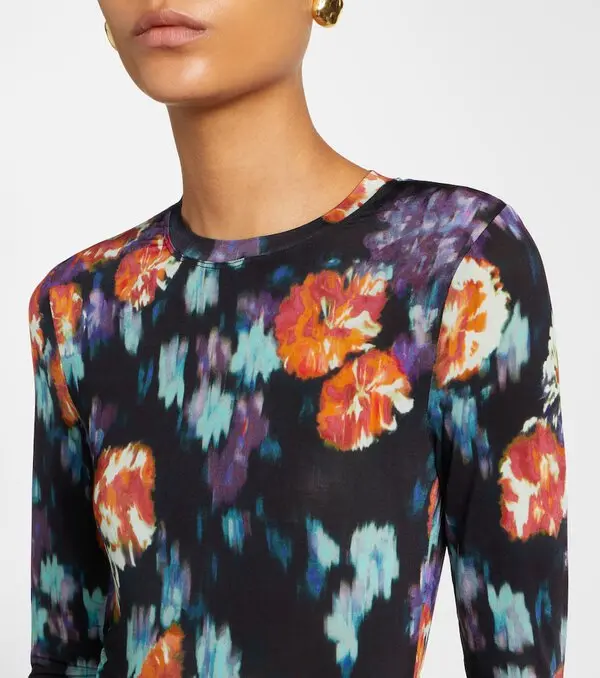 Ulla Johnson Amari Printed Jersey Maxi Dress - Multicoloured