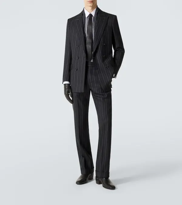 TOM FORD Striped Wool Blazer