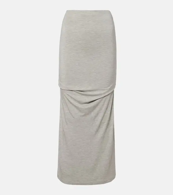 TOTEME Jersey Maxi Skirt - Grey