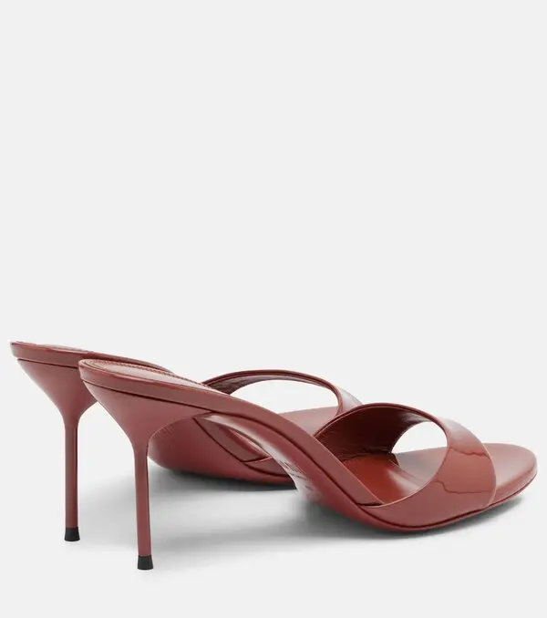 Paris Texas Lidia Patent Leather Mules - Red