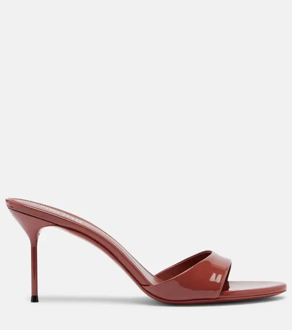 Paris Texas Lidia Patent Leather Mules - Red