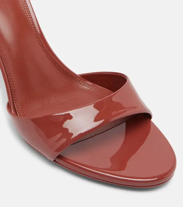 Paris Texas Lidia Patent Leather Mules - Red