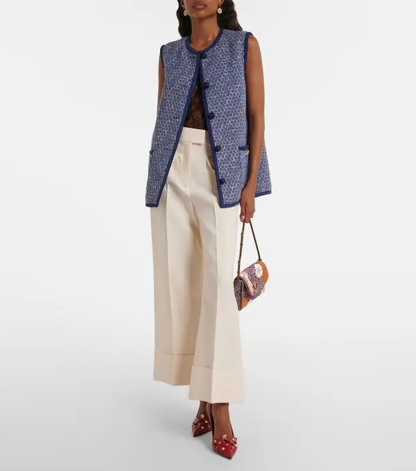 Valentino Garavani Tweed Vest