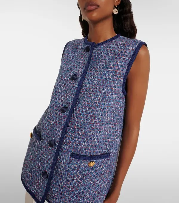 Valentino Garavani Tweed Vest