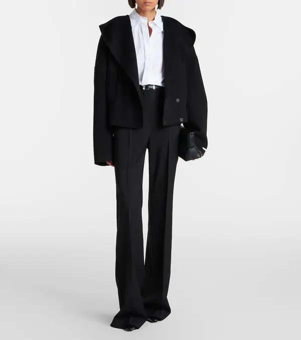 Sportmax Double-breasted Wool Jacket
