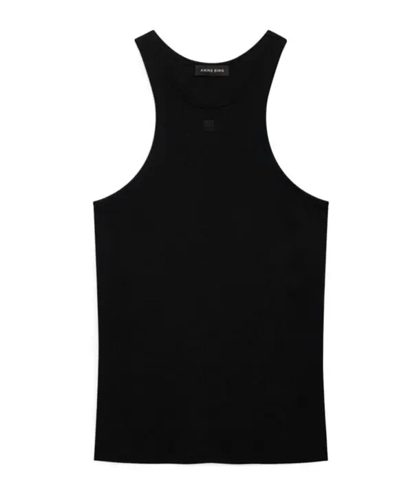 ANINE BING Ribbed Tank Top