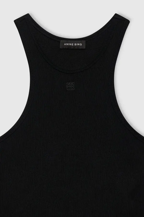 ANINE BING Ribbed Tank Top
