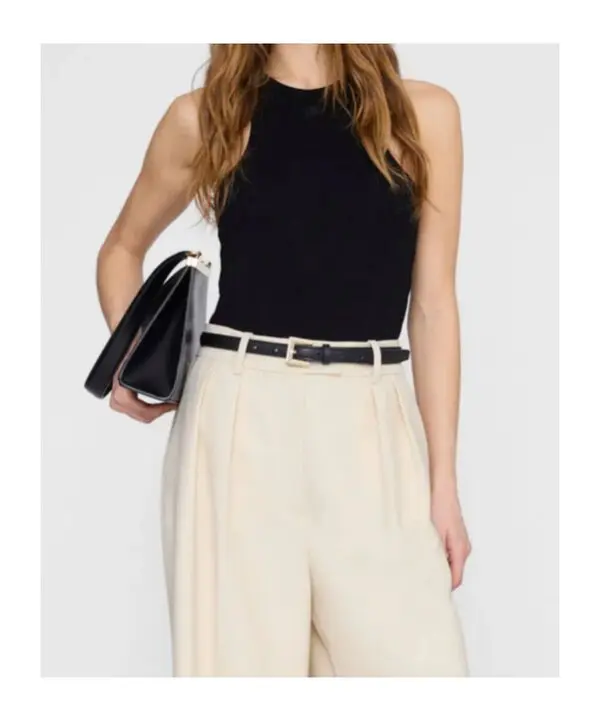 ANINE BING Ribbed Tank Top