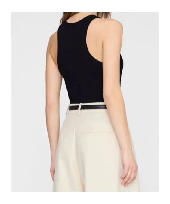 ANINE BING Ribbed Tank Top
