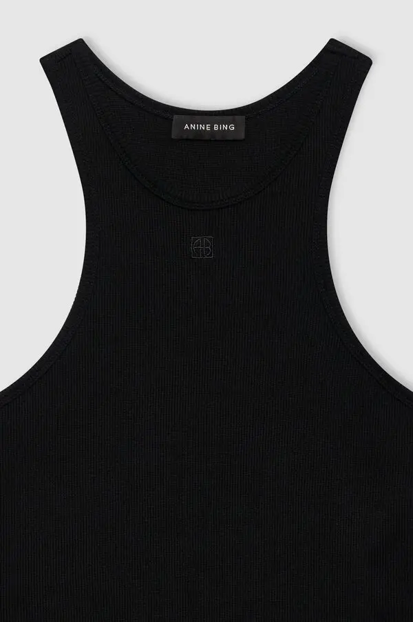 ANINE BING Ribbed Tank Top