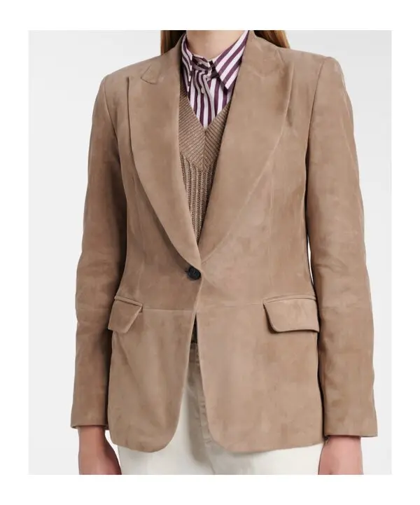 Brunello Cucinelli Suede Blazer
