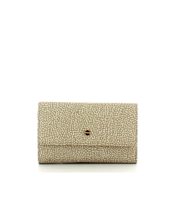 Borbonese Textured Compact Wallet
