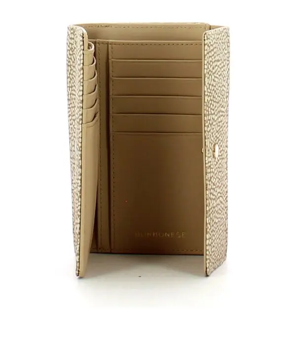 Borbonese Textured Compact Wallet
