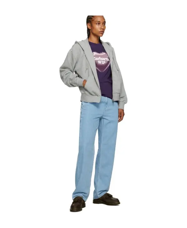 Carhartt Work In Progress High-waist Straight-leg Jeans - Blue