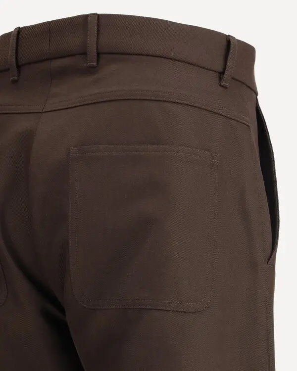 Loro Piana Straight Leg Trousers - Brown