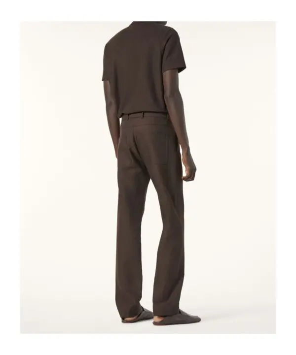 Loro Piana Straight Leg Trousers - Brown