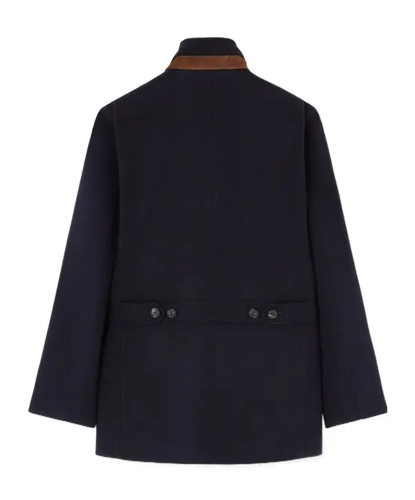 Loro Piana High-neck Long Sleeved Jacket