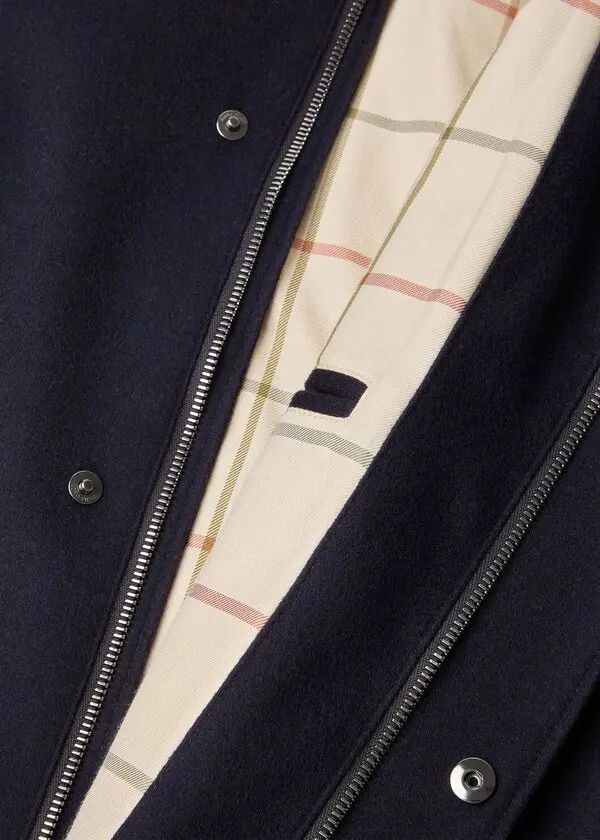 Loro Piana High-neck Long Sleeved Jacket