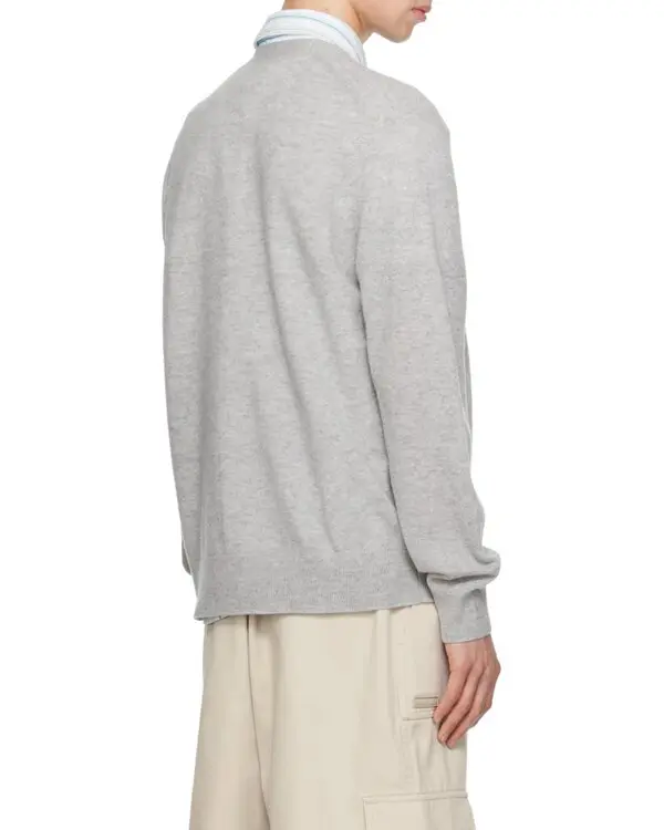 Acne Studios Face Logo Patch V-neck Cardigan