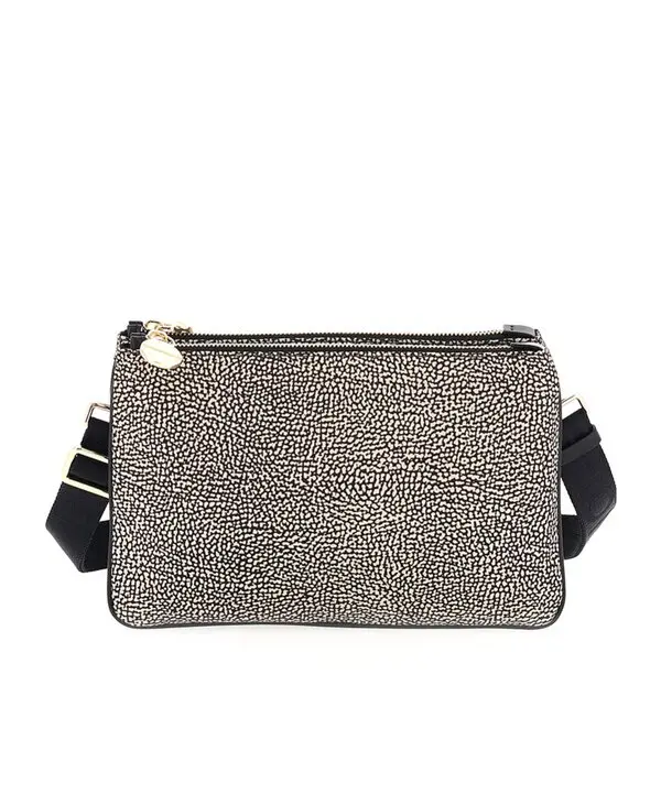Borbonese Zipped Small Crossbody Bag
