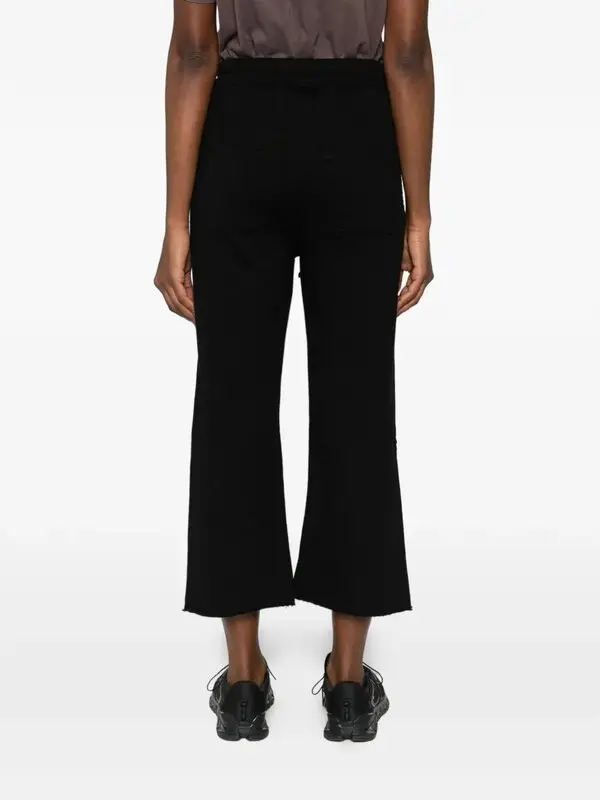 THOM KROM Drawstring-fastening Raw-hem Track Pants