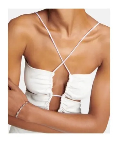 NENSI DOJAKA Openwork Crepe Dress