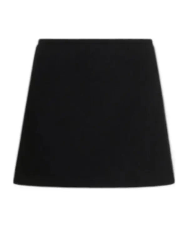 PATOU Mid-rise Mini Skirt - Black